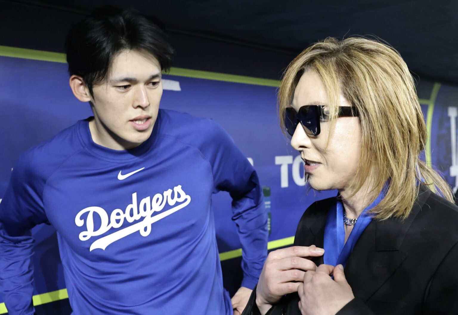 【画像】おぎやはぎがドジャース戦で仲良しと話題！観客席にいた大物芸能人まとめ！